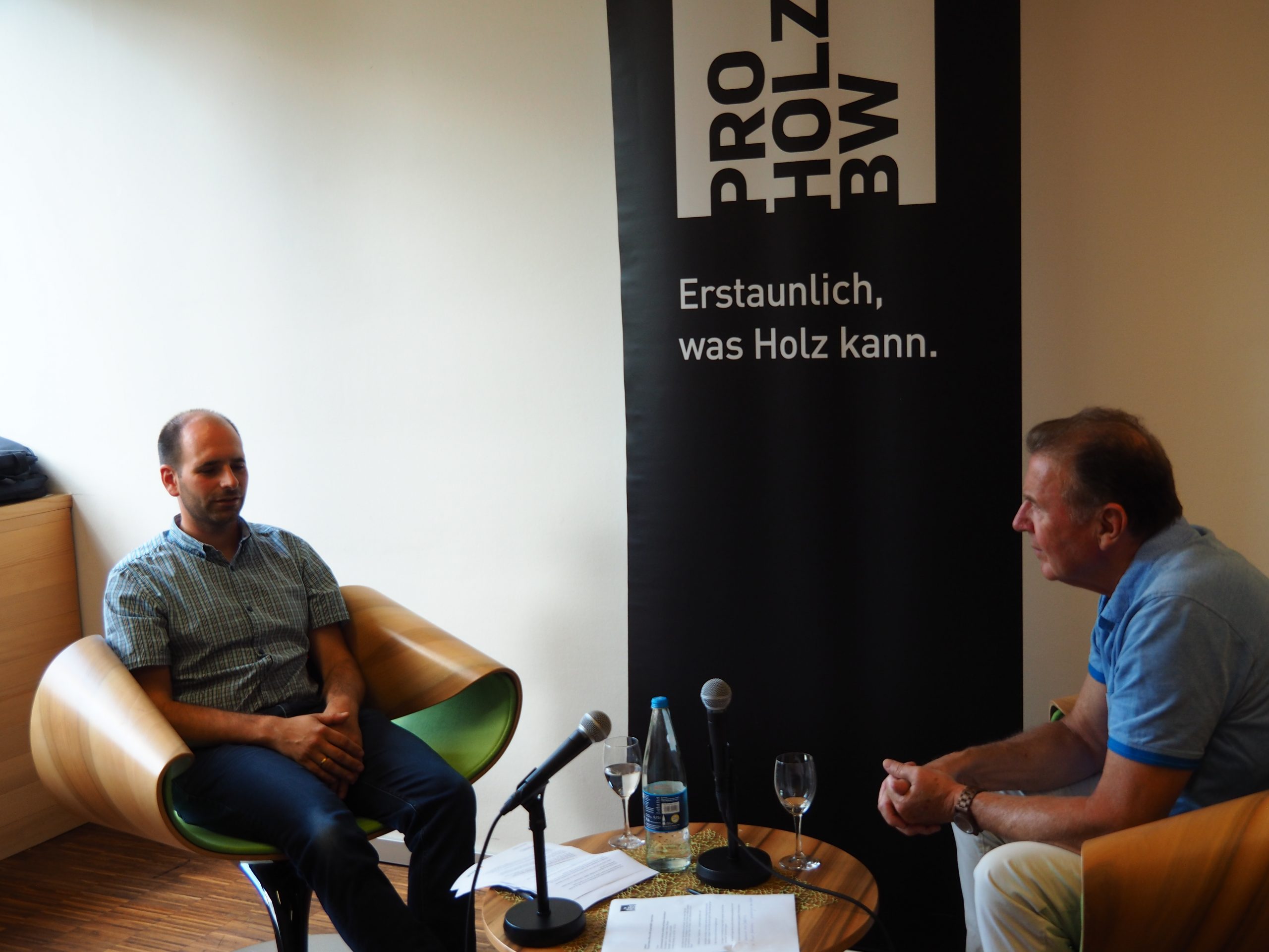 Zusammenarbeit zwischen Architekt und Holzbau-Unternehmer. Zu Gast ...